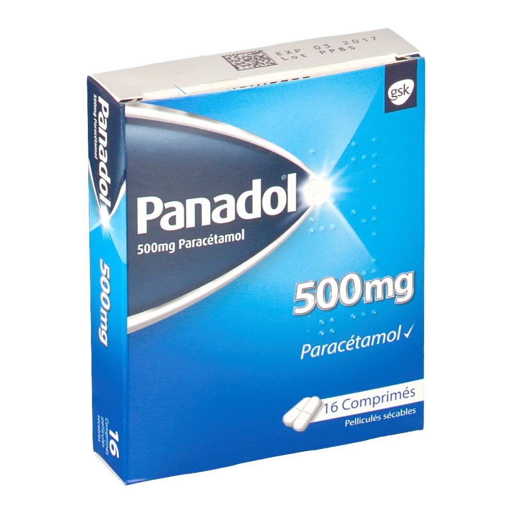 Panadol (Paracétamol) – 500 mg | Pharmacie Maroc